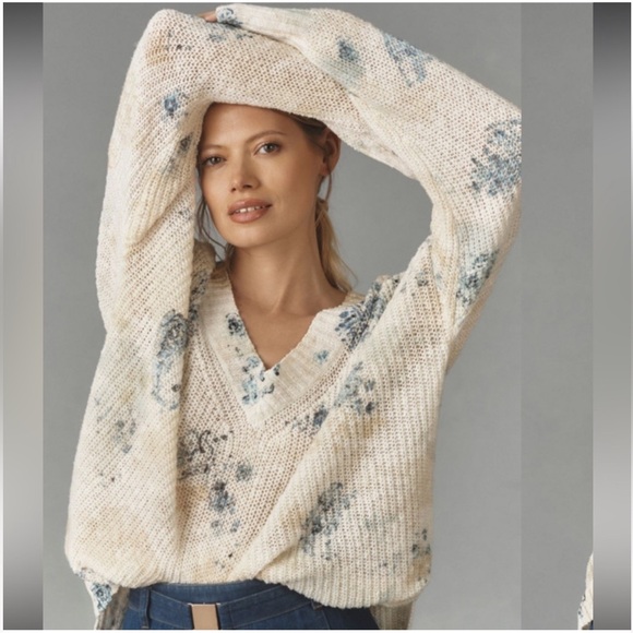 Pilcro | Sweaters | Pilcro By Anthropologie Slouchy Vneck Sweater Size ...